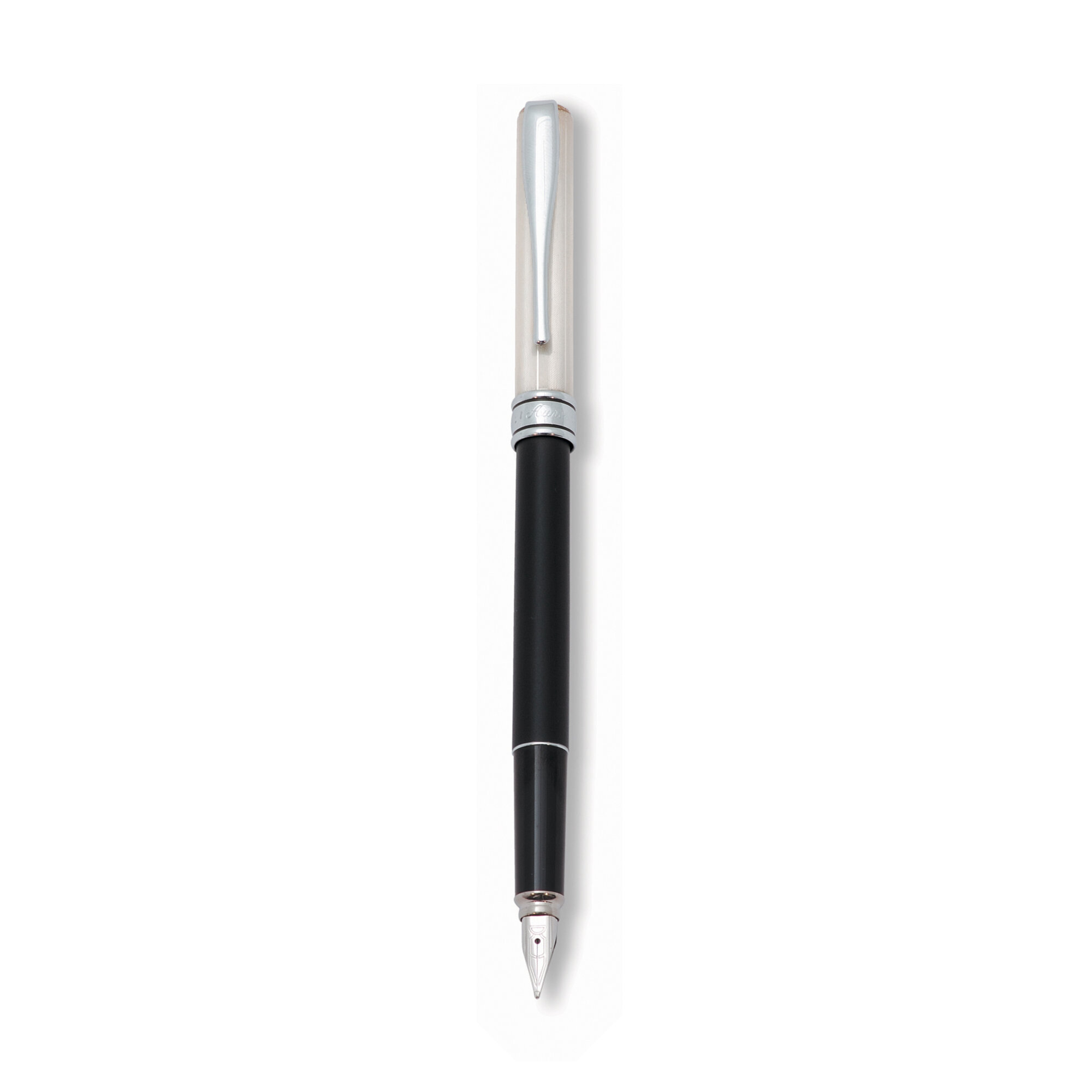 Перьевая ручка Aurora Magellano Black / Silver CT, перо F, в подарочной коробке A22-F