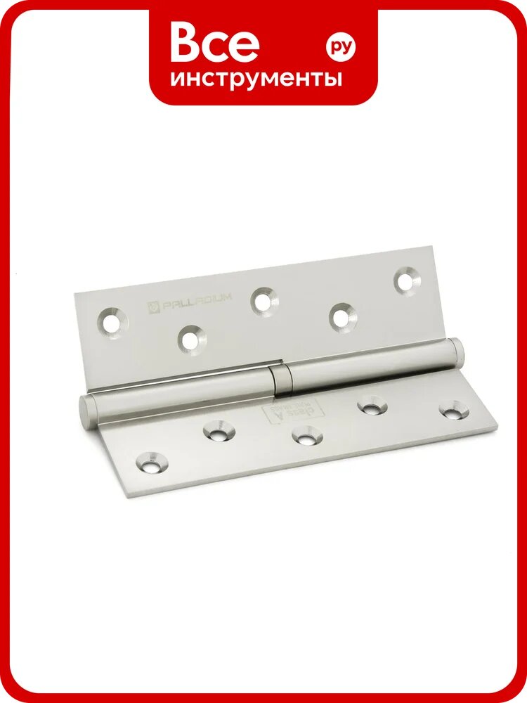 Дверная петля Palladium N 613-5 PN правая, латунная, перламутровый никель, врезной монтаж, правый тип открывания