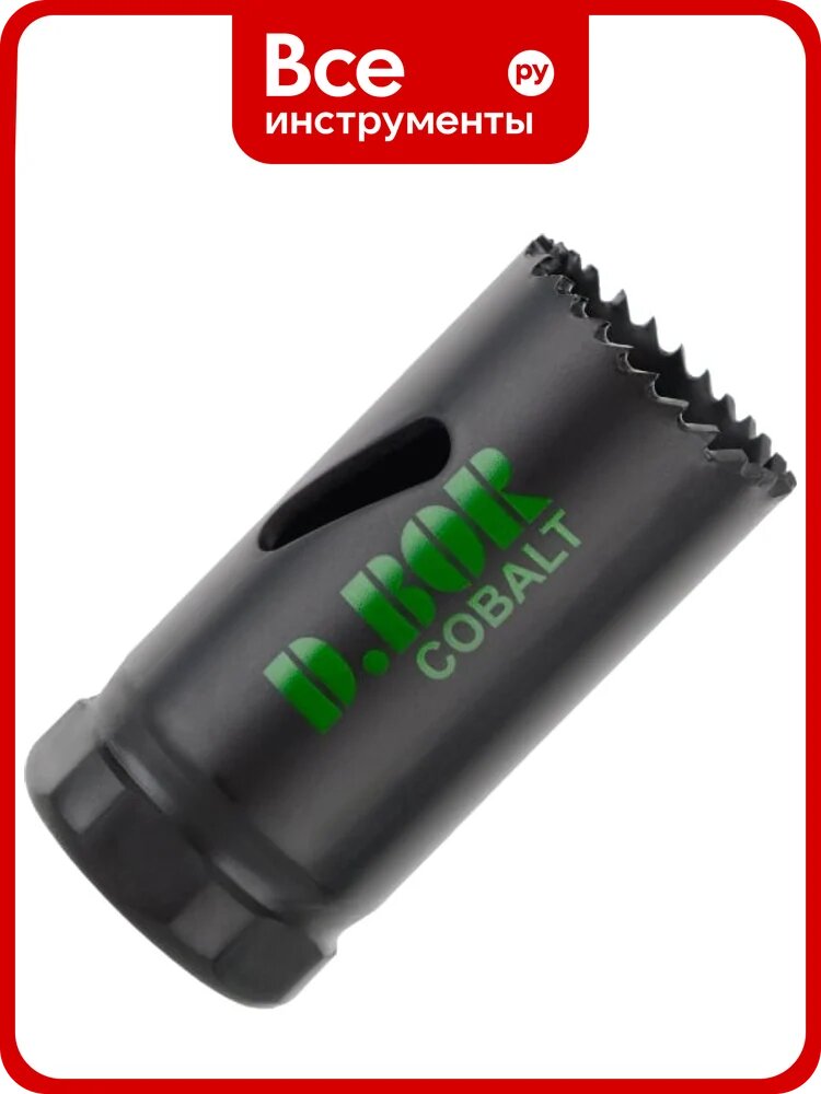 Биметаллическая коронка COBALT-ST M42 мелкий зуб, 25 мм D.BOR D-HS-BIM-ST-38-025