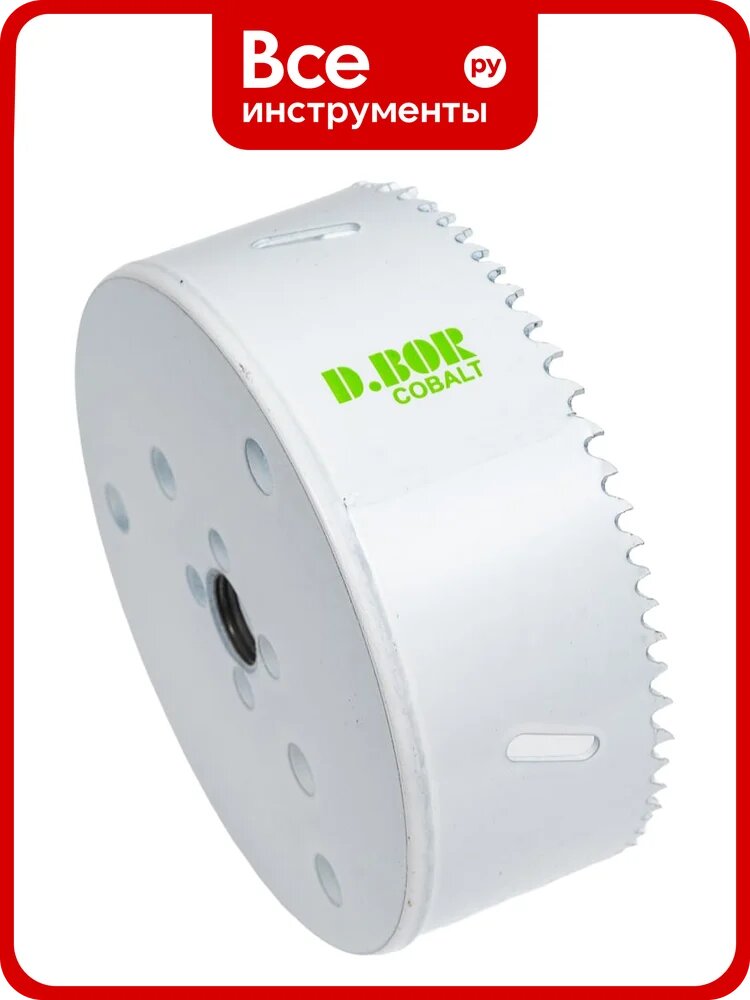 Коронка биметаллическая COBALT M42 114 мм D.BOR D-HS-BIM-CO-38-114