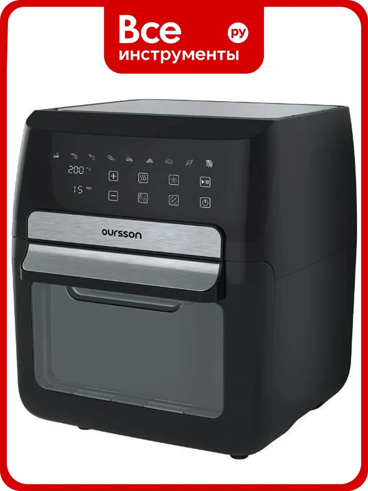 Аэрогриль Oursson AF1207D/BL, 1700Вт, 12л, 9 режимов, сенсорное управление