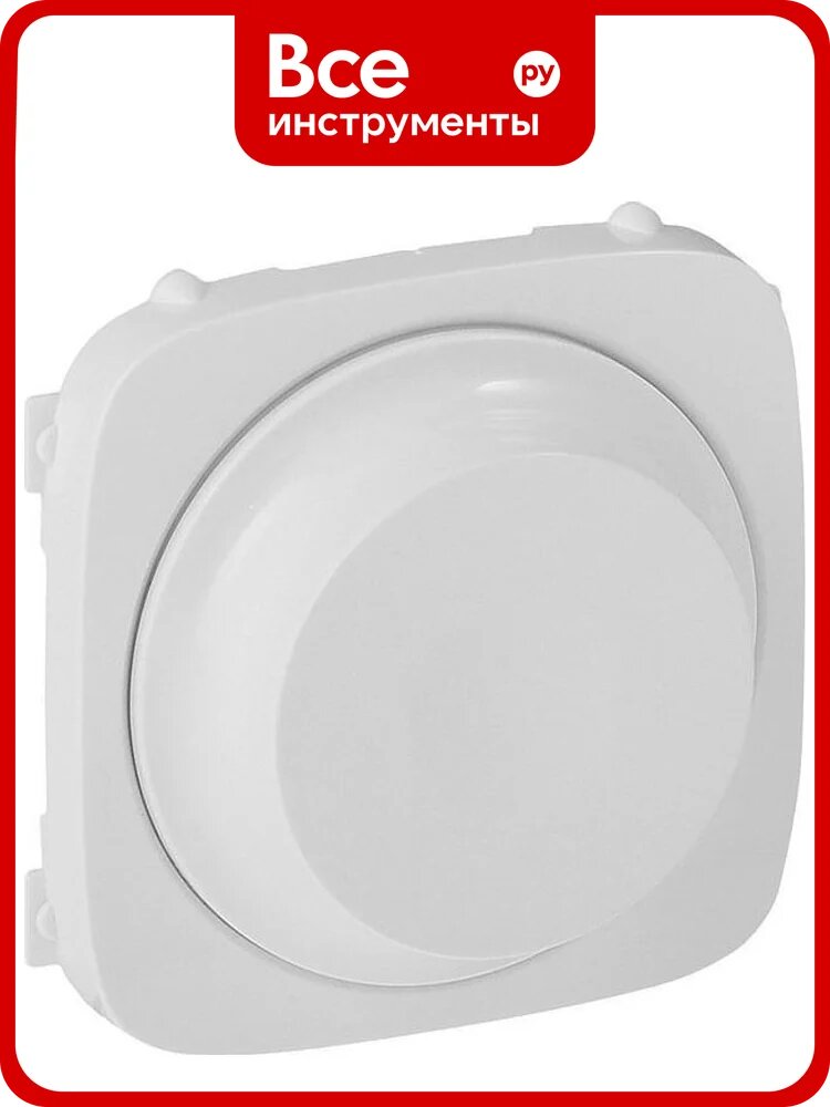 Лицевая панель для светорегулятора Legrand Valena ALLURE с поворотной ручкой, белая 752045