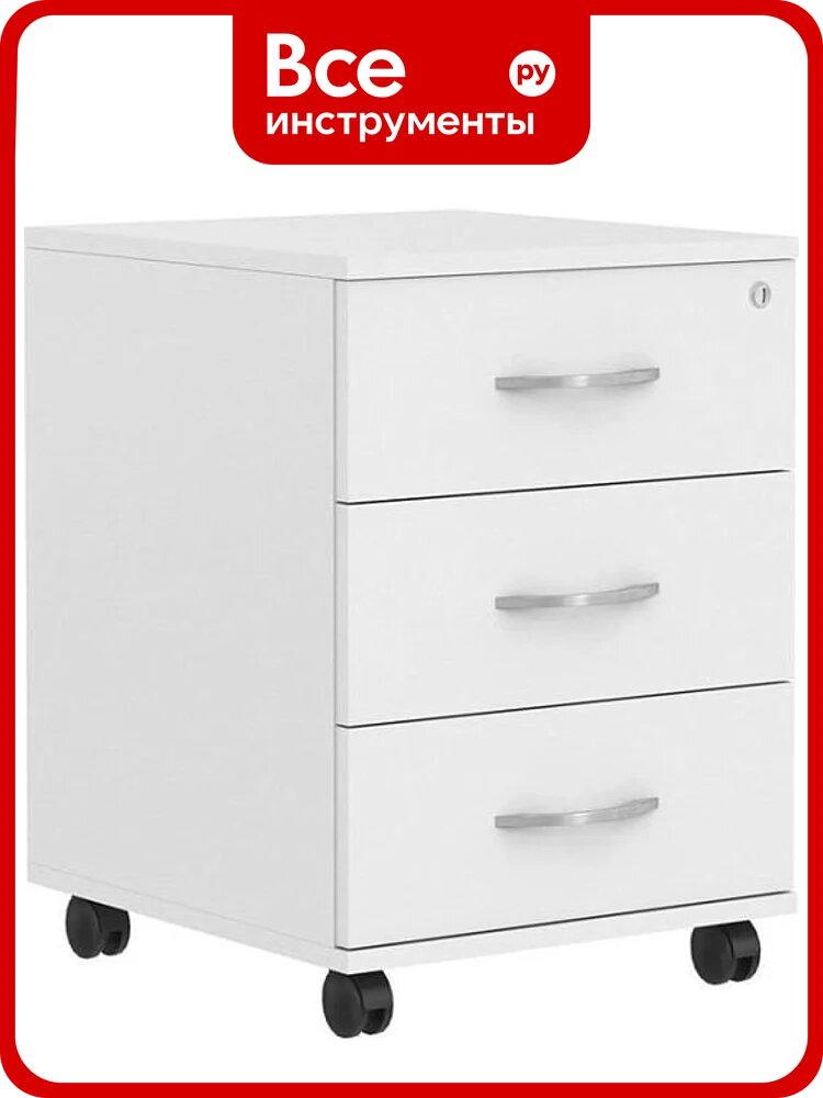 Подкатная тумба SKYLAND тм-3. а imago белый, 412x450x551 мм 00-07125387, хранения одежды