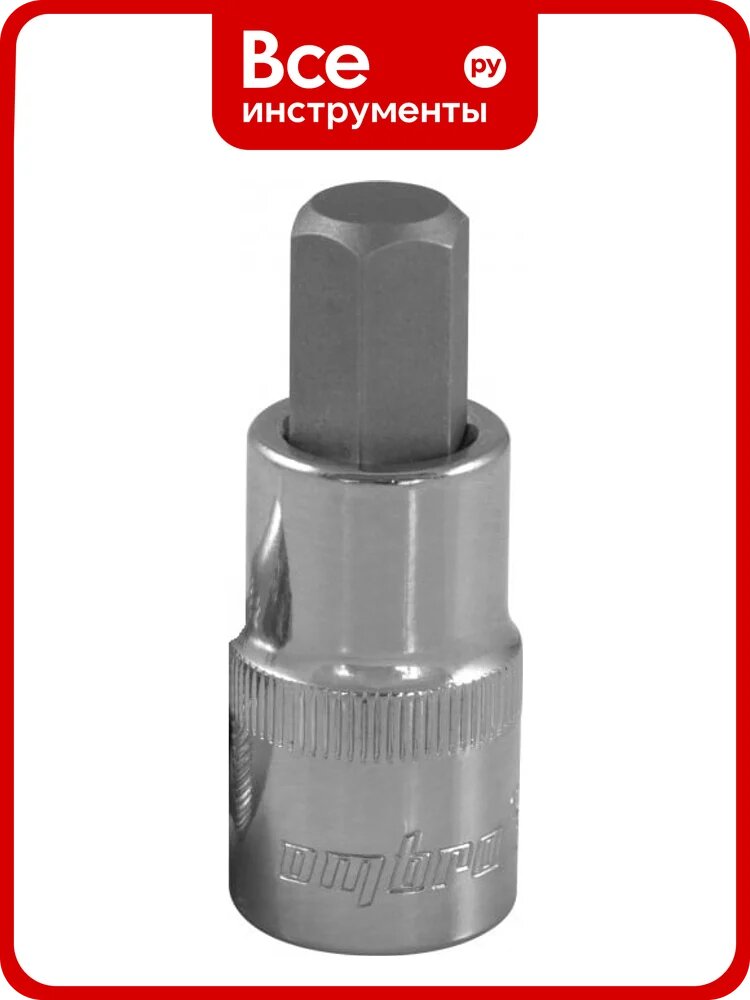 Насадка торцевая 1/2"DR с вставкой-битой Н19 Ombra 120219