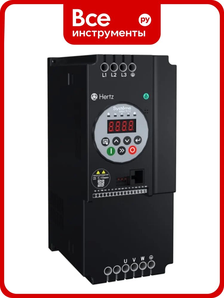 Преобразователь частоты Systeme Electric STV050 Hertz 15 кВт, 380 В, ЭМС, С3 + LED панель оператора STV050D15N4