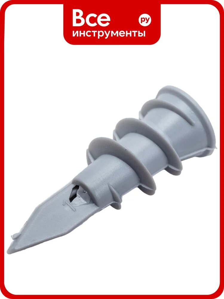 Дюбель со сверлом spn крепежная техника driva пластик, 12x32, 5 шт. 53802
