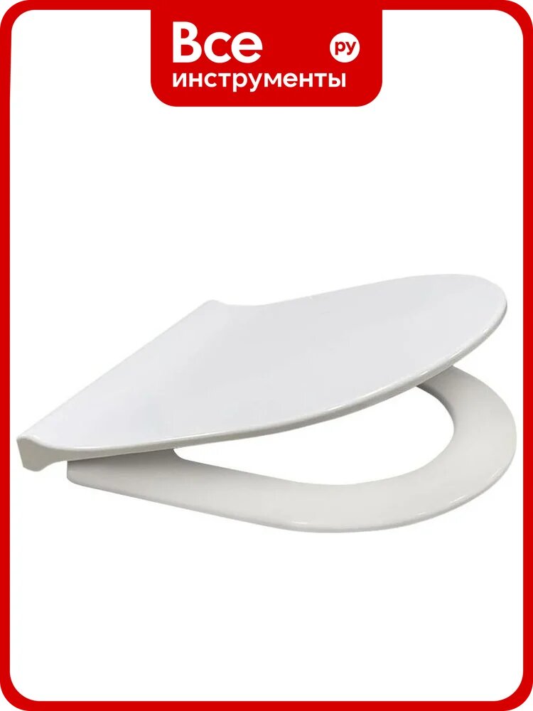 Универсальное сиденье Vitra с микролифтом, дюропласт 801-003-019, семейное овальное сиденье с быстросъёмной крышкой