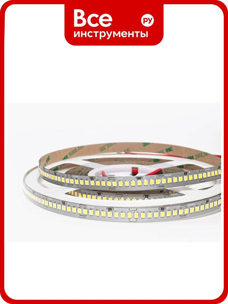 Светодиодная лента LEDS POWER 2835 240/м (22Вт/м), 24В холодная, серия ПРО200