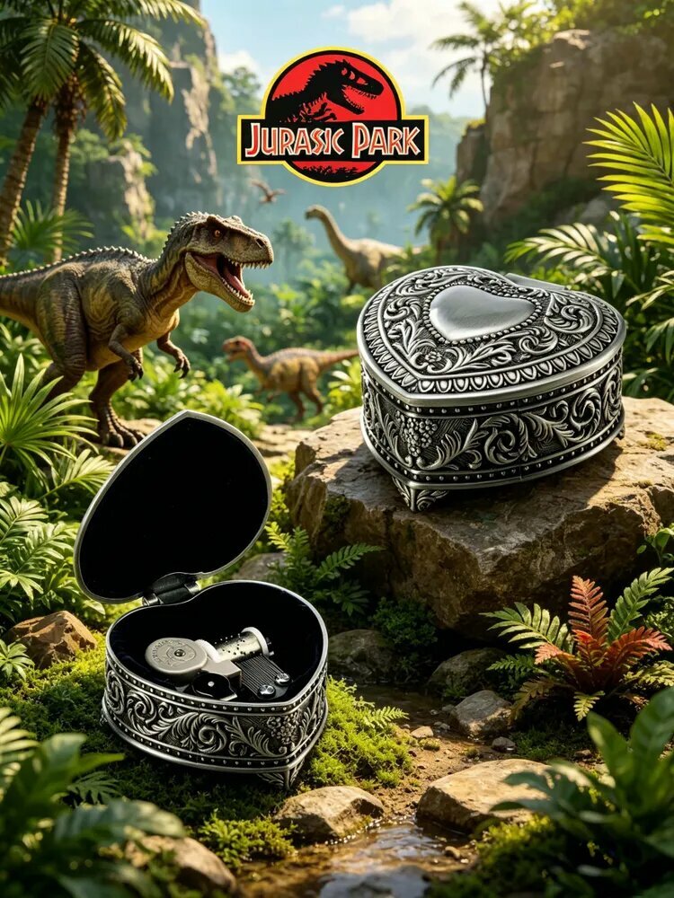 Jurassic Park Музыкальная коробка для друзей, детей, девочек, жен, родителей на Рождество, день рождения, подарки к празднику.