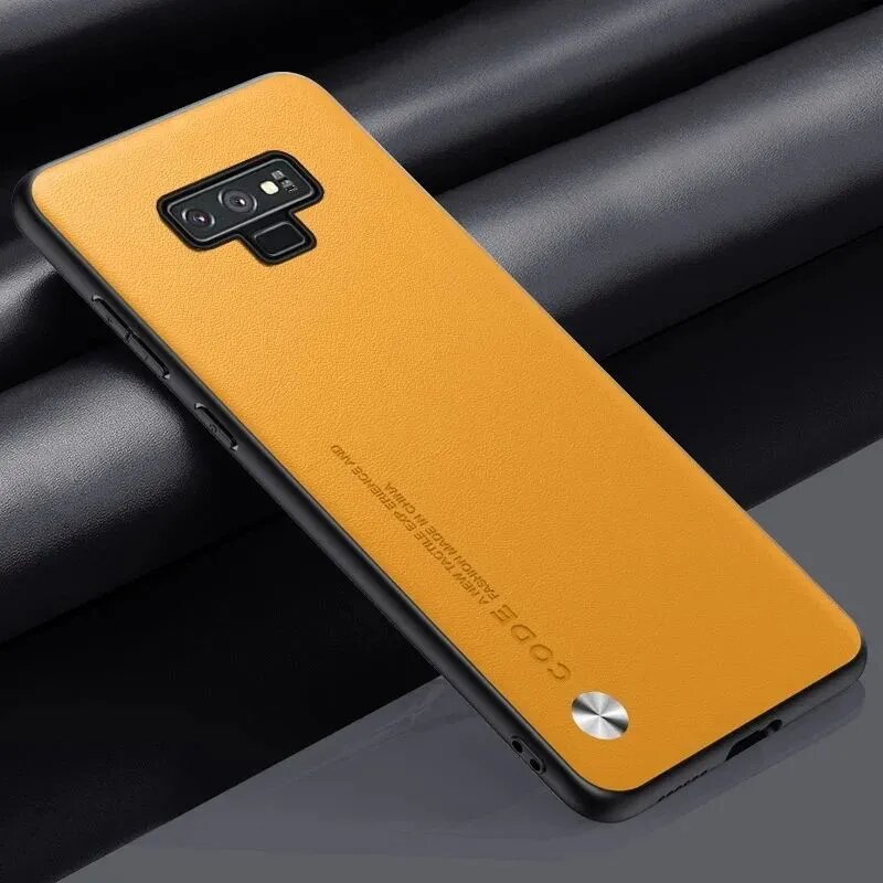 Для Samsung Galaxy Note 9 кожаная защита, чехол для телефона, полиуретановая задняя крышка