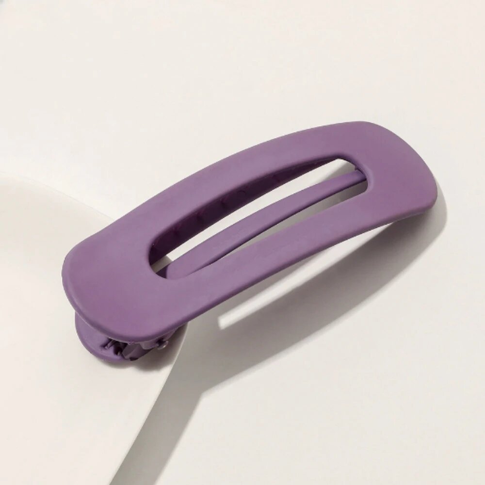 Матовые заколки-зажимы из акрила 1 шт. Фиолетовый, Purple