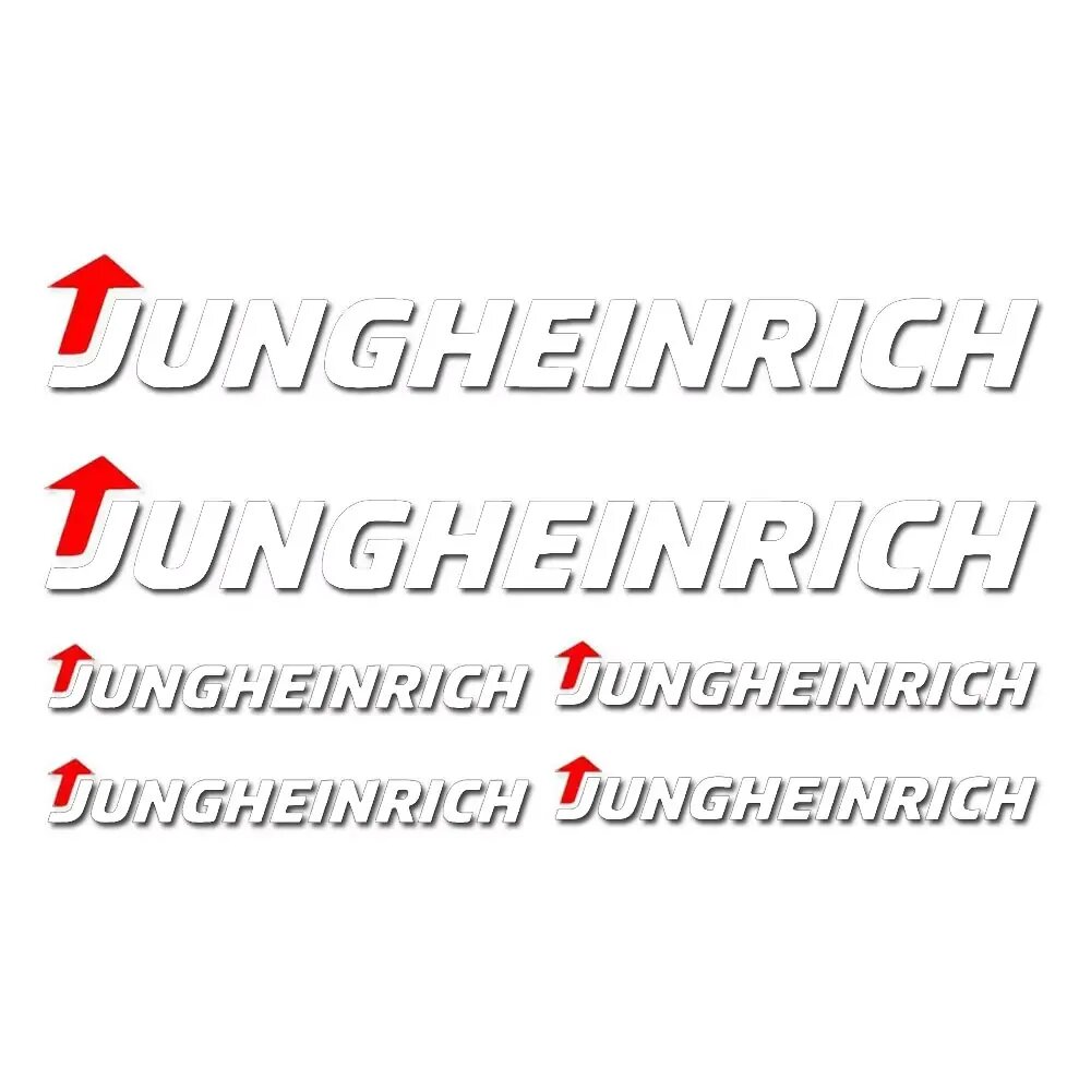 Набор из 6 наклеек для погрузчиков Jungheinrich, 40 см