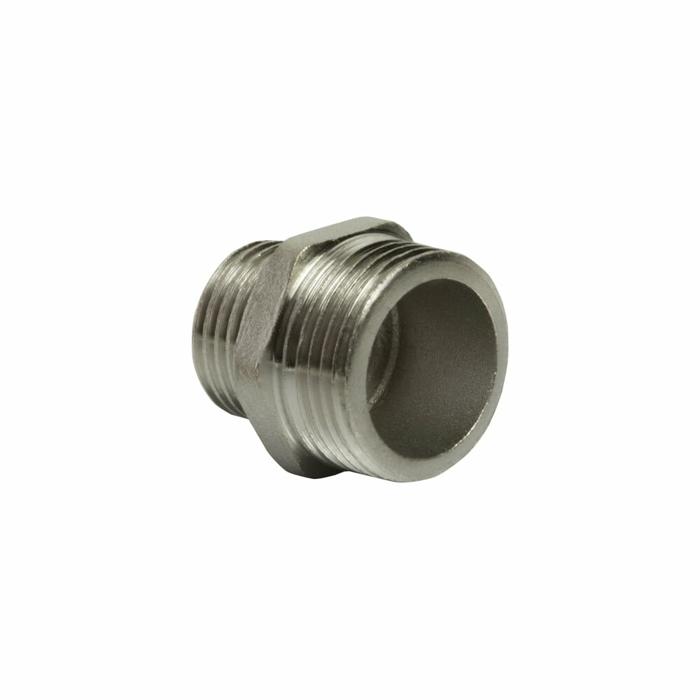 Переходной ниппель VRT 3/4"-1/2", наружная/наружная, никель 1909-002015 281161 — фото 1