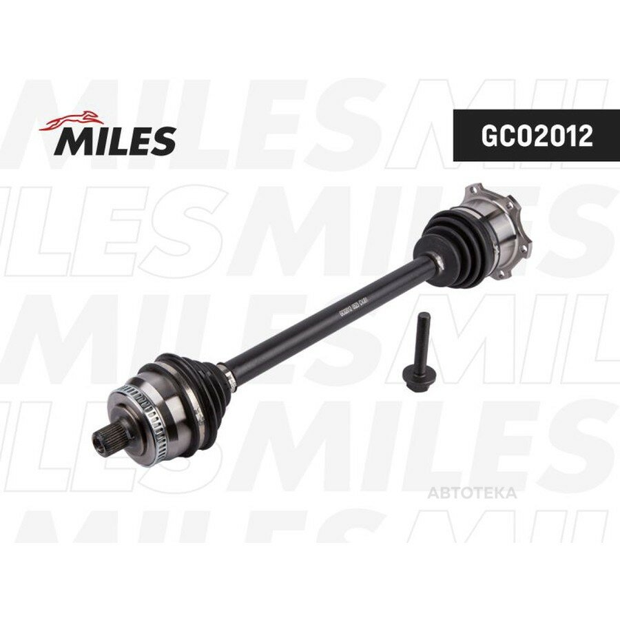 Привод в сборе AUDI A4 I/SKODA/VW PASSAT V 1.8T-2.3 95-05 прав. +ABS MILES GC02012