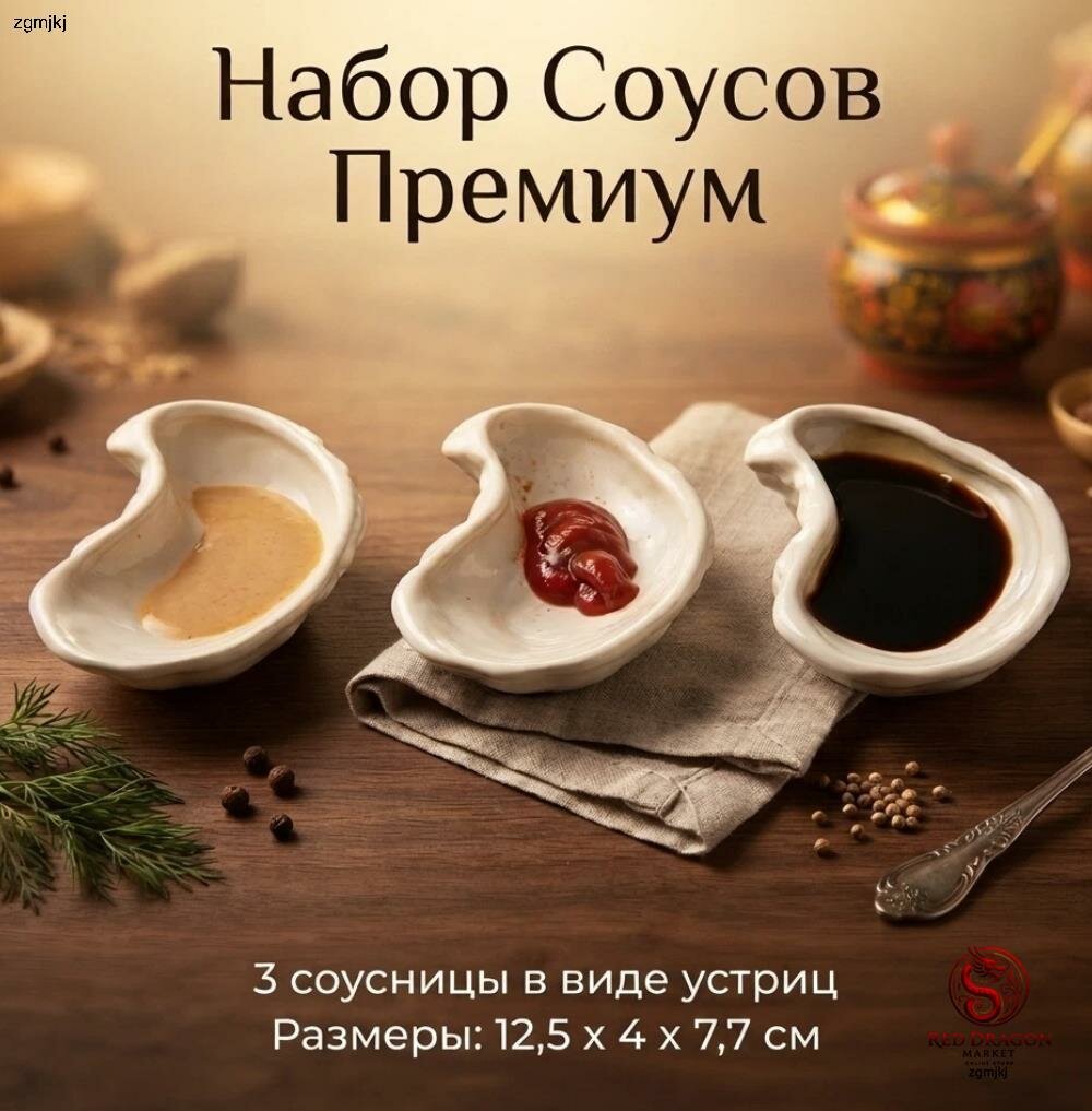 3 шт. Керамическая чашка для морских ежей из / Высококачественная соусница / Десертная икорная тарелка 7*4.5cm