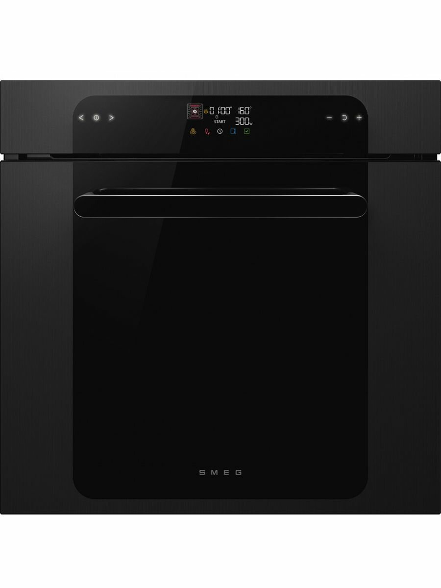 Электрический духовой шкаф SMEG SOP6202TB, 59.7 см, 68 л, 10 режимов, гриль, конвекция, пиролитическая очистка, черный