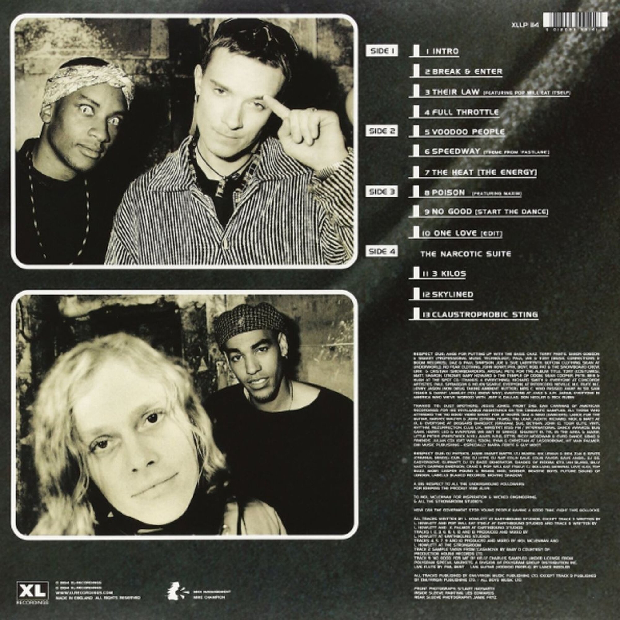 PRODIGY - Music For The Jilted Generation (2LP) Виниловая пластинка