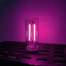 Ретро USB LED лампа 5В Розовый, pink