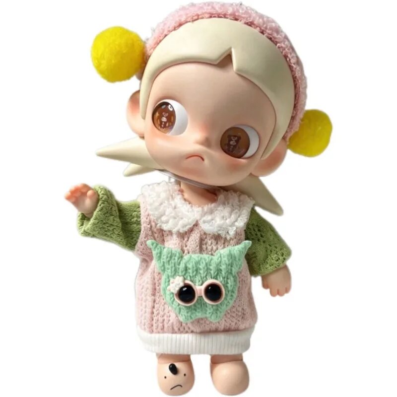 Одежда для кукол BJD 1/8, вязаный свитер Zsiga, комплект с милым кошачьим узором, мини-одежда для кукол, аксессуары для куклы Zsiga 20 см