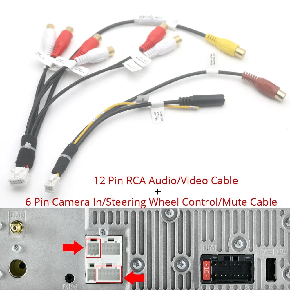 Для Pioneer DMH-160BT 1700NEX 1770NEX W2770NEX автомобильный радиоприемник аудио Cable Set C