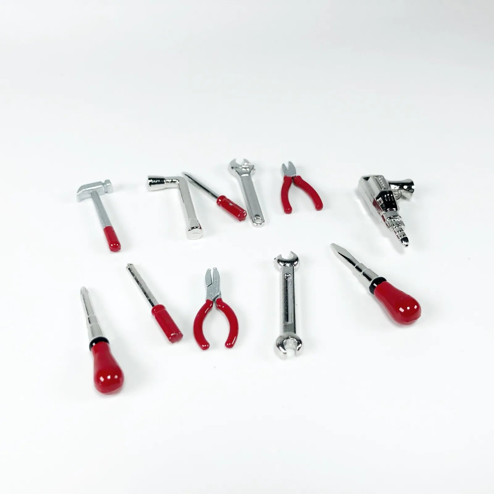 Набор моделей инструментов для ремонтной мастерской 1/18 11 Pcs Repair Tools