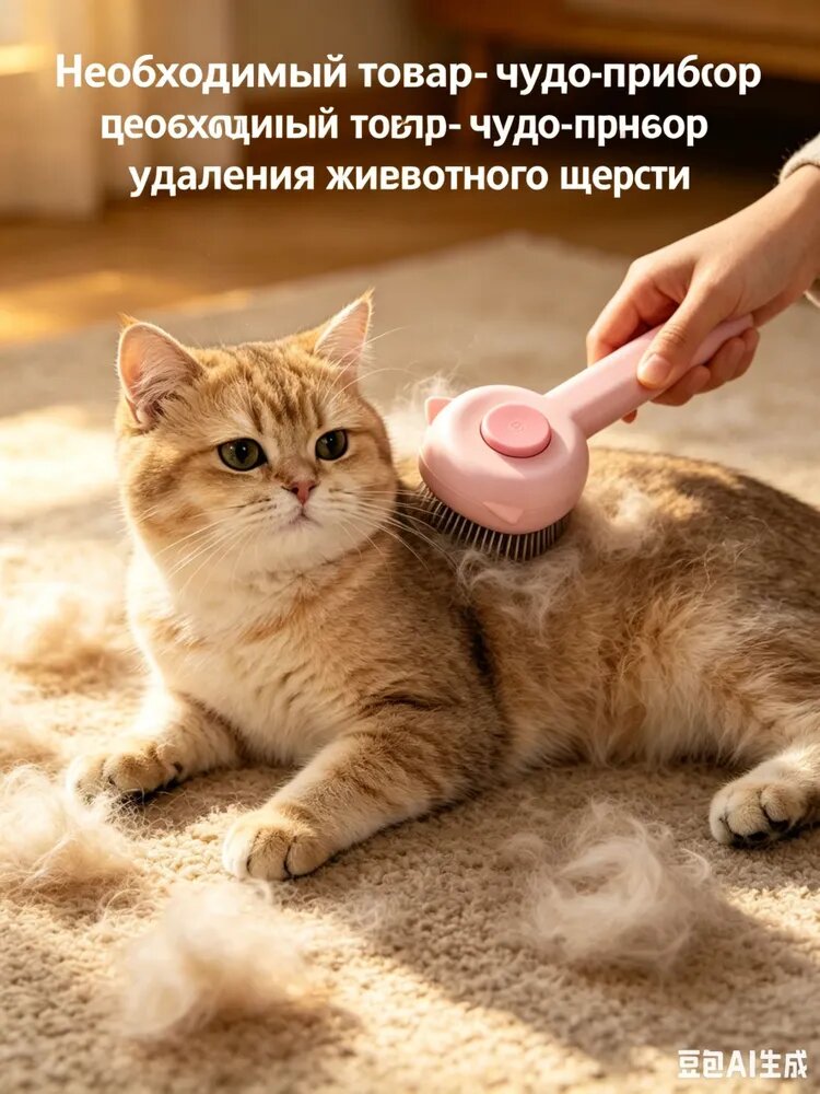 Незаменимая расчёска от лишней шерсти для кошек и собак