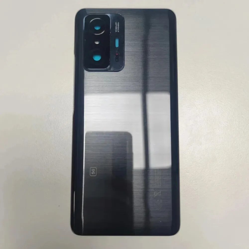 Стеклянная задняя панель для Xiaomi 11T 5G / 11T Pro 5G, крышка батарейного отсека, задний корпус, запасные части + объектив камеры