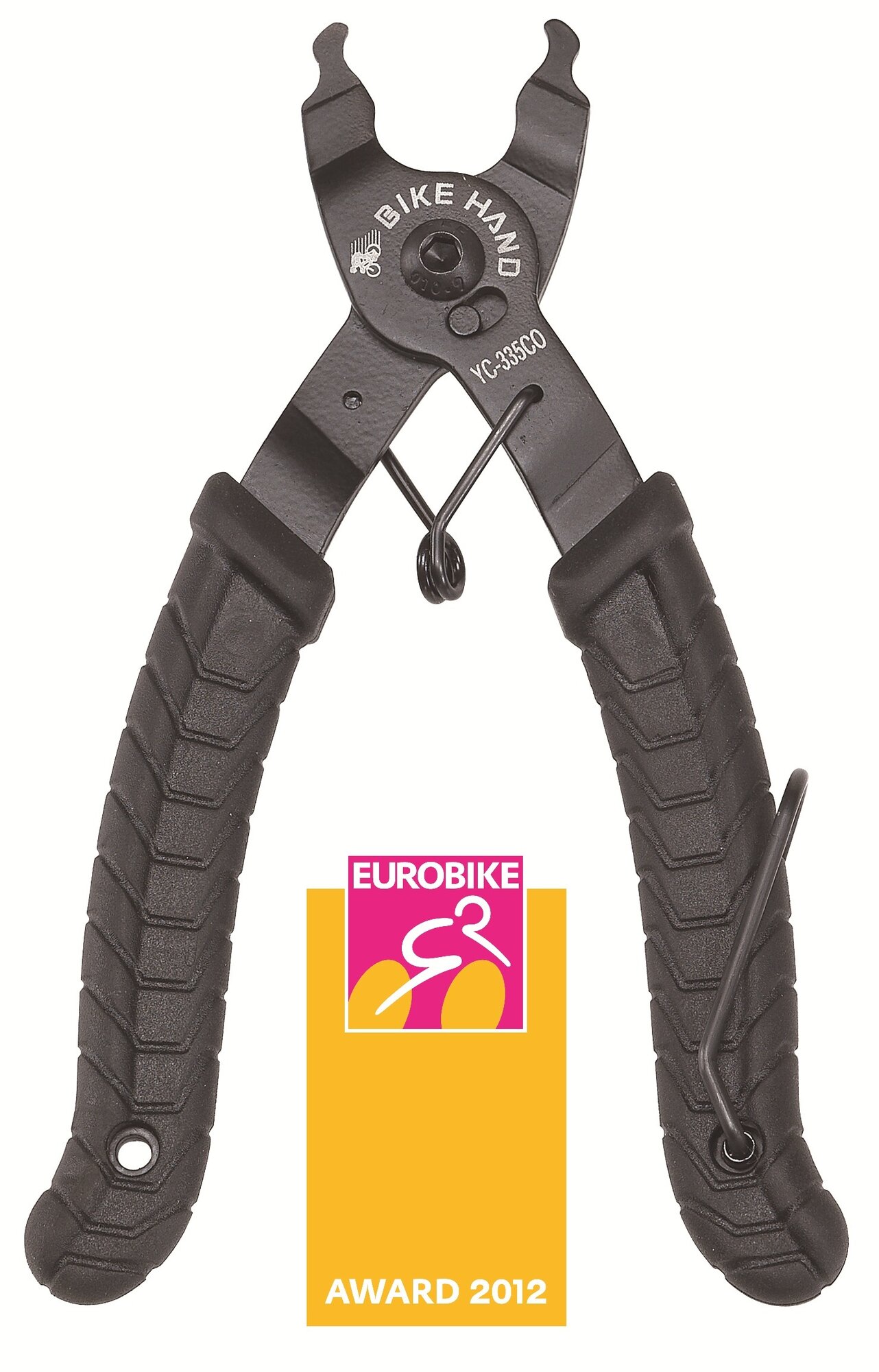 Инструмент клещи BIKEHAND YC-335CO для замыкания/размыкания замка цепи антискользящие рукоятки.