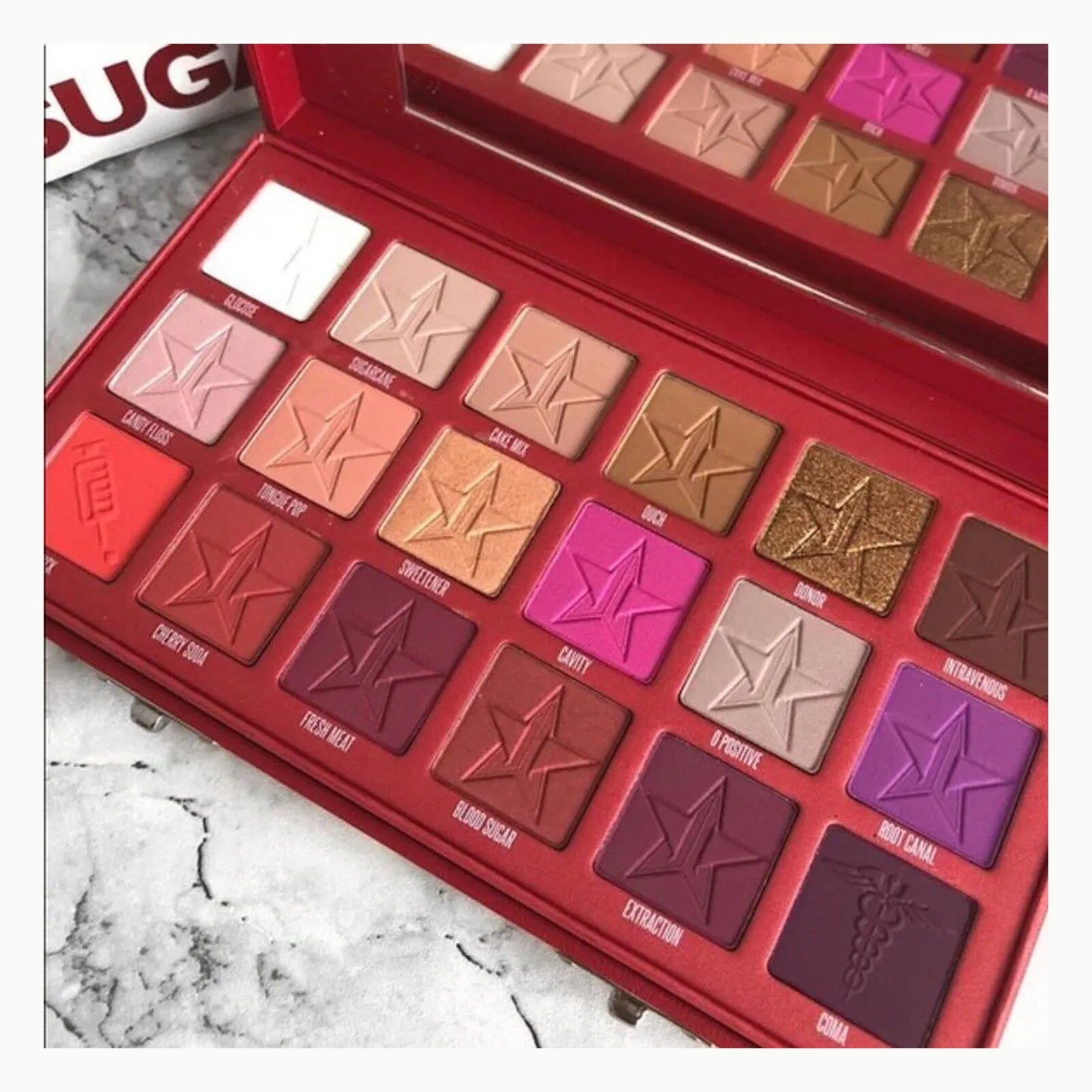 Jeffree Star Blood Sugar Palette Тени для век, 27 г — фото 1