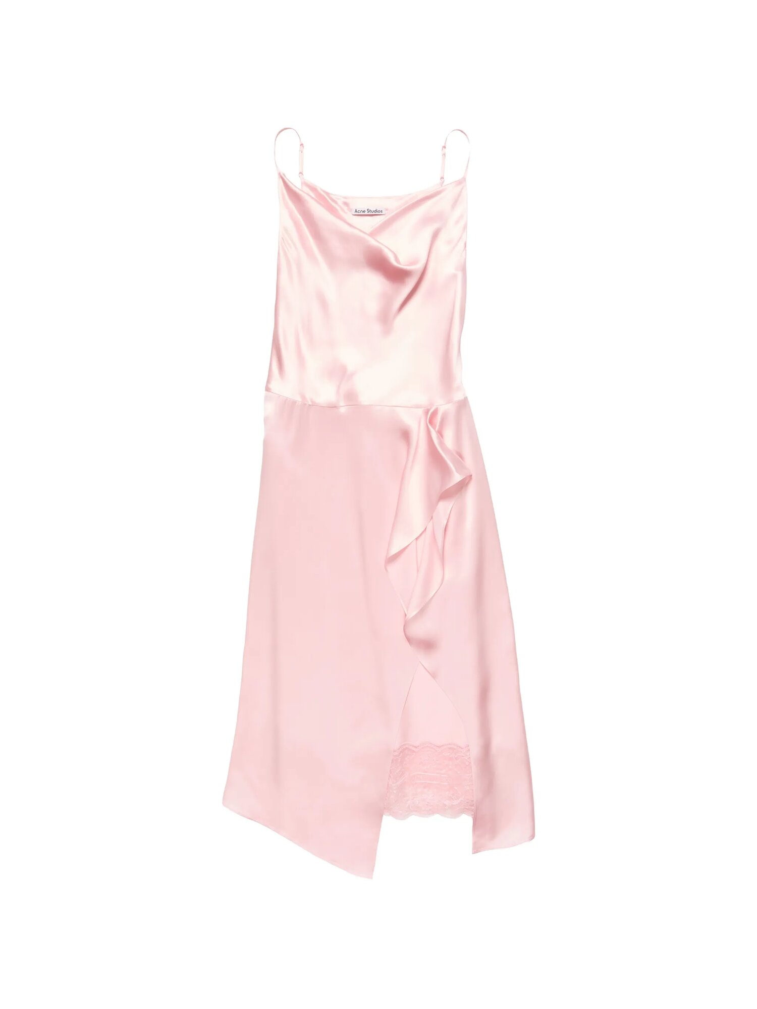 Платье Shiny satin slip dress