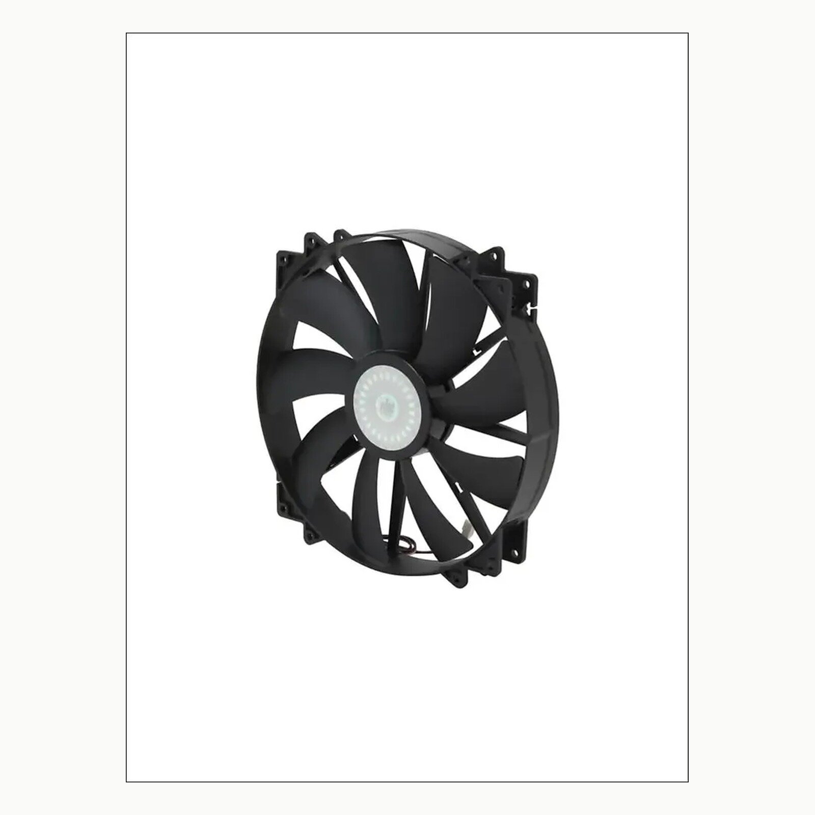 Бесшумный вентилятор Cooler Master MegaFlow 200 - Втулка с подшипником 200 мм для корпусов компьютеров (черный)