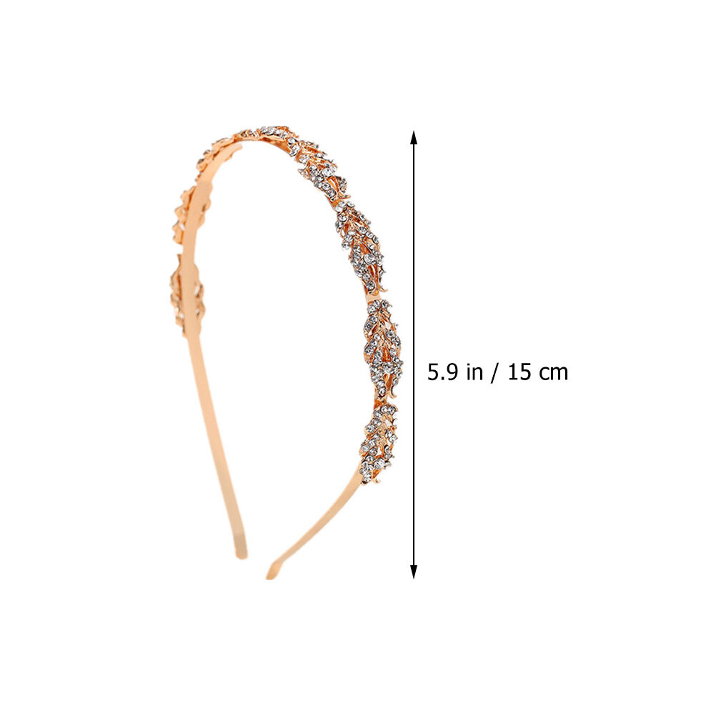Golden Головной Убор С Блестками Имитация Камней Размер 15x15x1cm