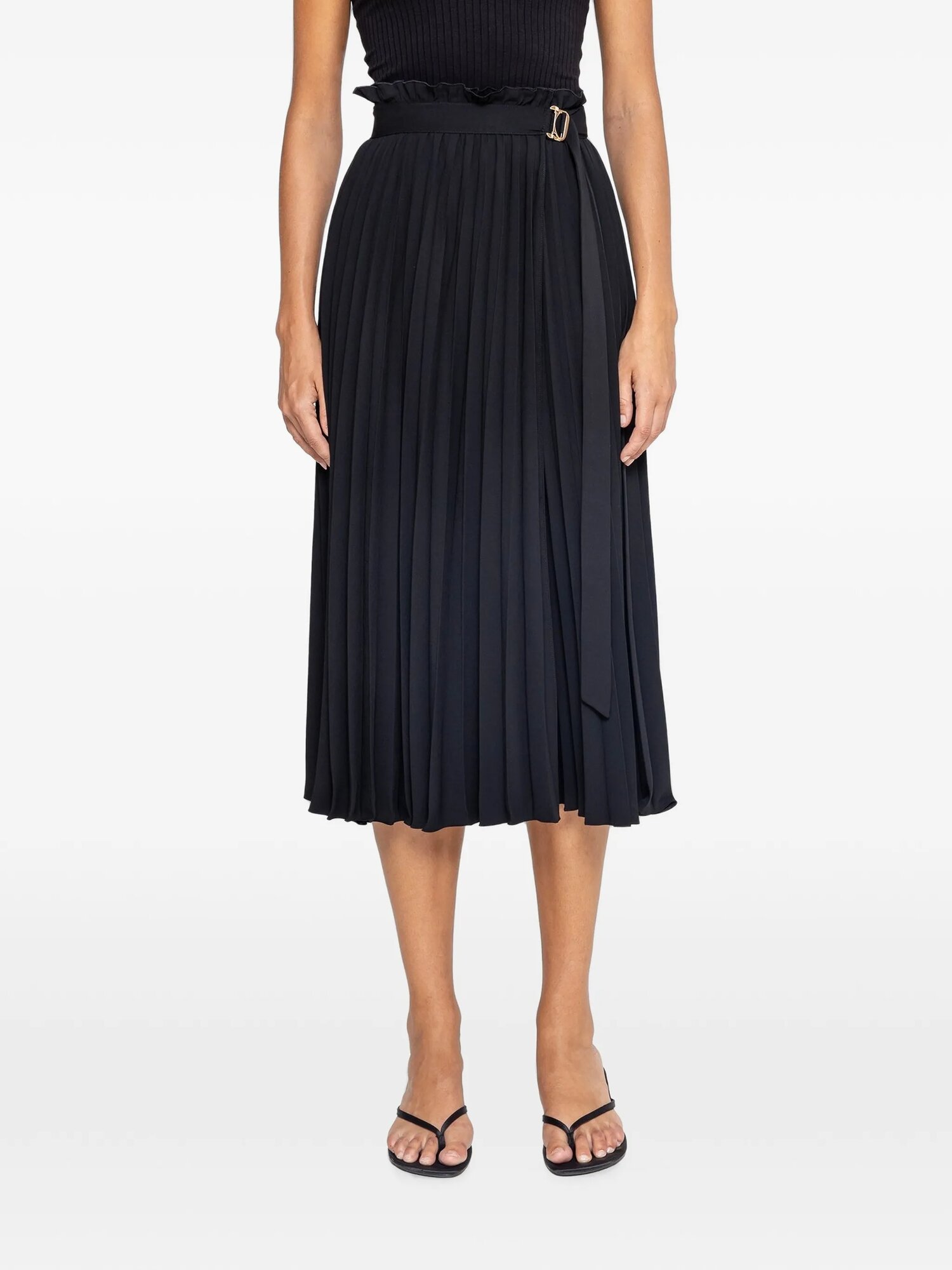 Юбка Pleated high-waisted skirt