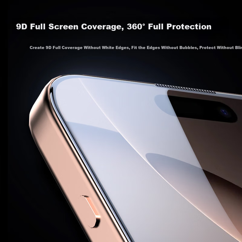 Smorss iPhone 16 Plus стеклянная защитная пленка - 2 шт. полная защита, прозрачная, антипыль, ударопрочная,