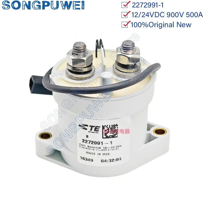 TE Connectivity 2272991-1, 12/24VDC 900V 500A