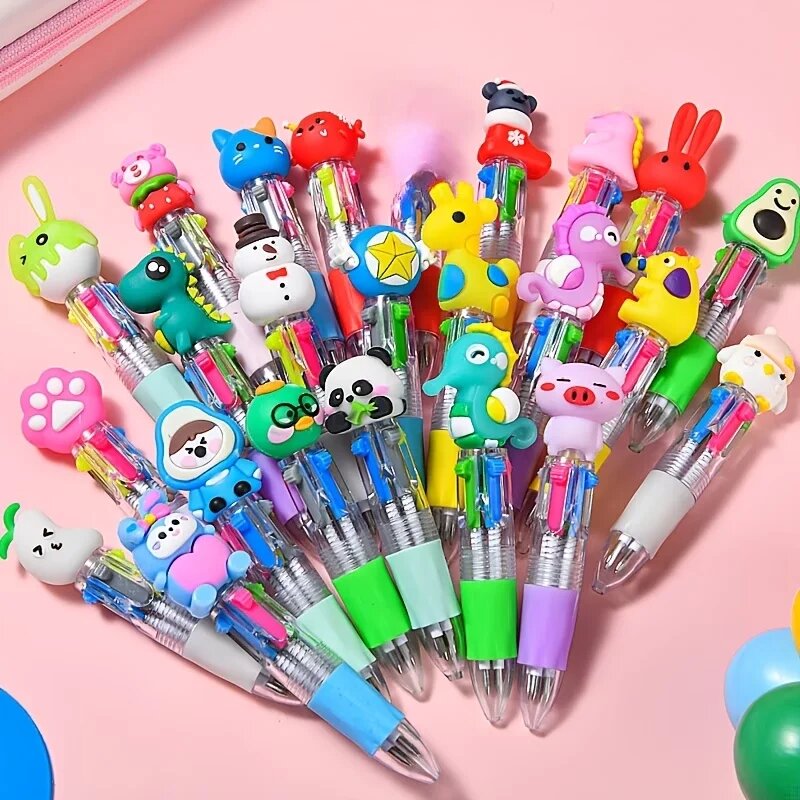 Мультяшные шариковые ручки 12/24 шт. 24pcs Random