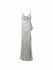 Платье Versace Medusa-plaque draped gown, размер 42