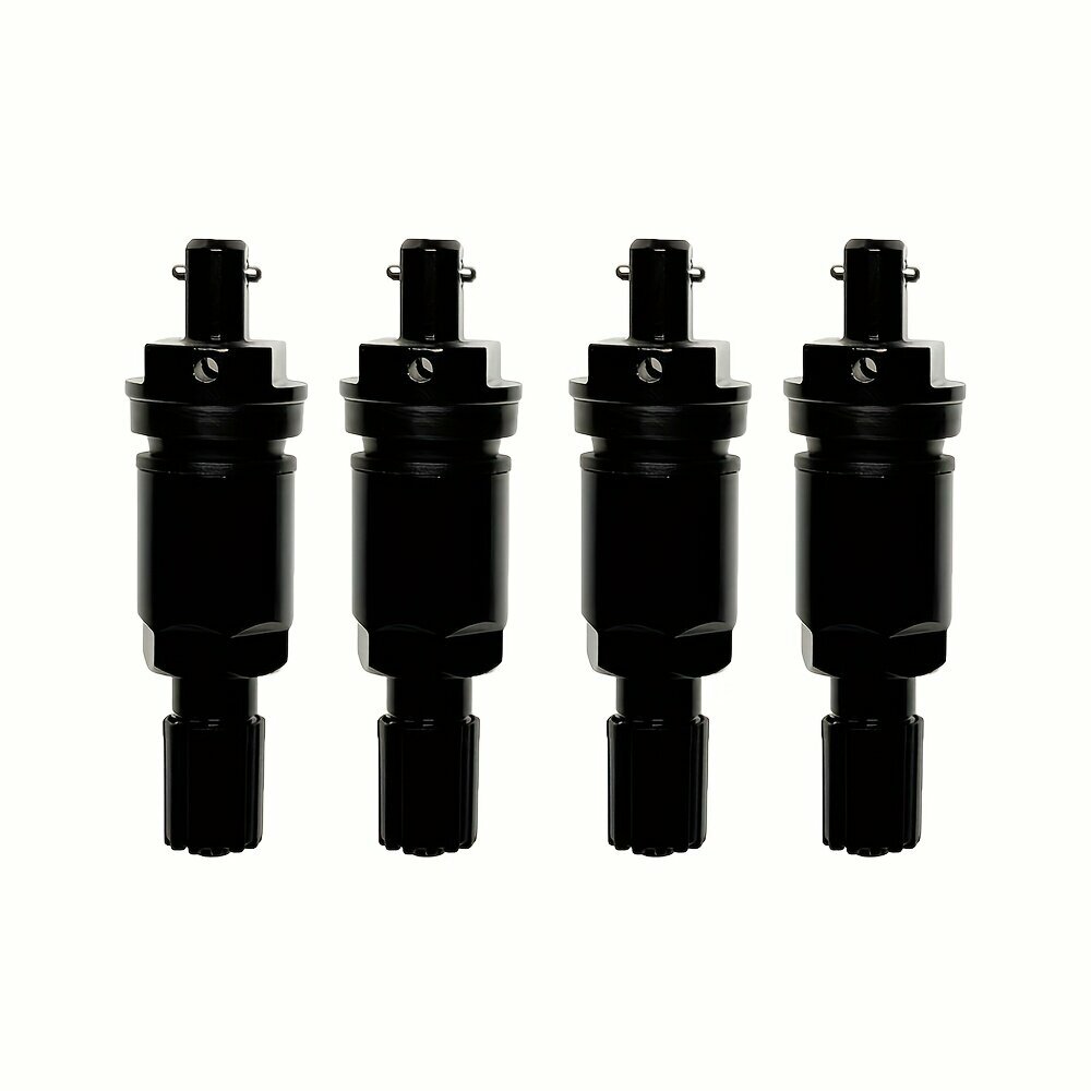 Вдавливаемый клапан давления в шинах, TPMS-дополнительный стержень, вакуумный ниппель, из алюминиевого сплава и резины, черный