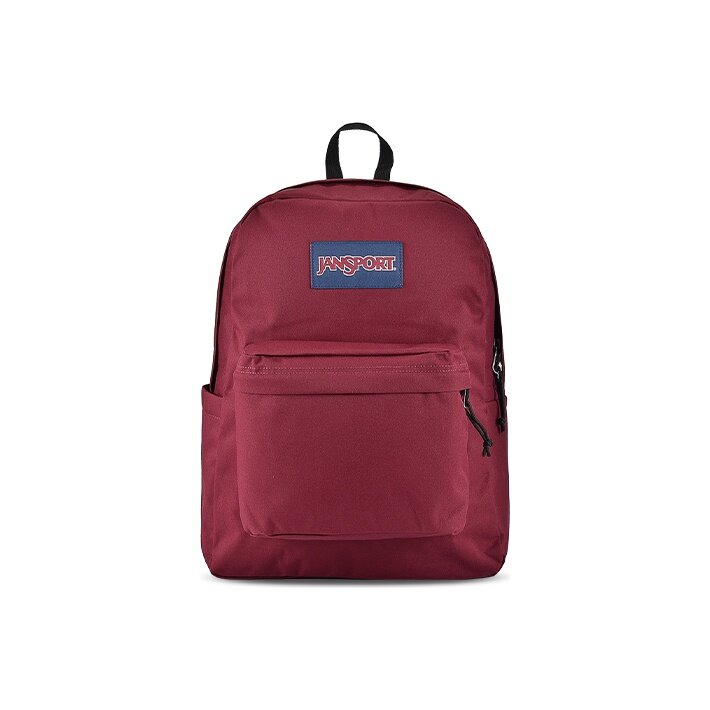 Сумка JanSport, фактура стеганая, бургунди — фото 1