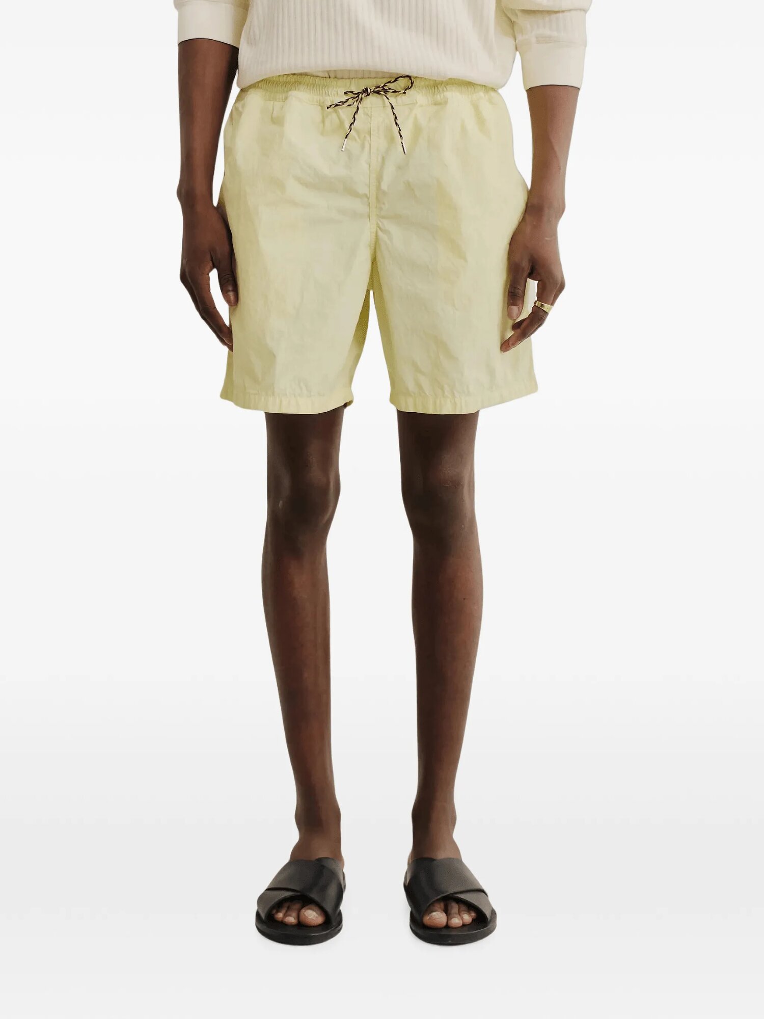 Шорты A Kind of Guise Volta drawstring shorts, размер 46, светло-желтый — фото 1