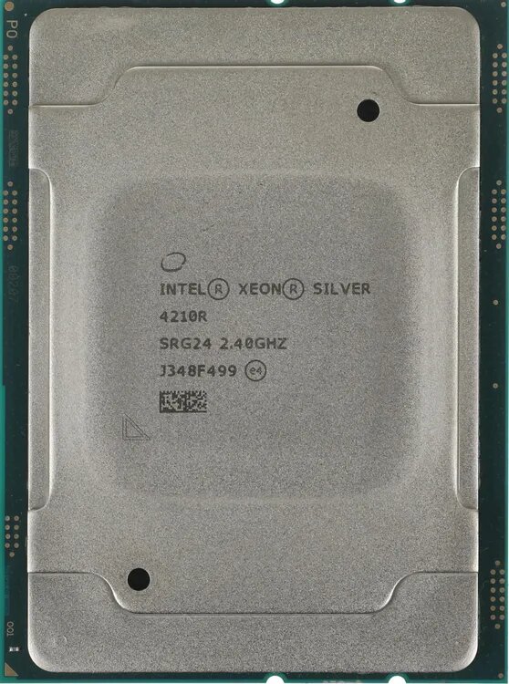 Процессор Intel Xeon Silver 4210R (SRG24), 10 ядер, 2.4 ГГц, 100Вт — фото 1