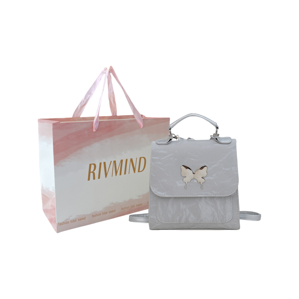Сумка RIVMIND, фактура плетеная