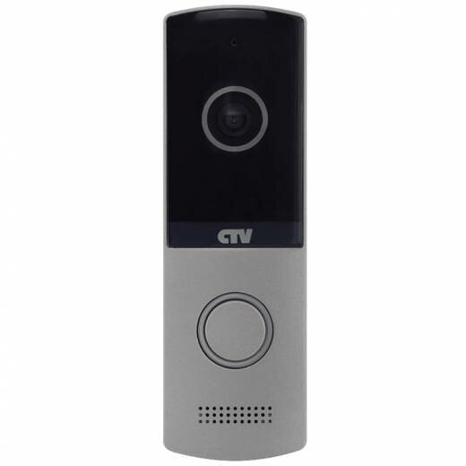 Вызывная панель CTV-D4003 S, Full HD, угол обзора 115, антивандальный корпус, встроенный БУЗ, серебро