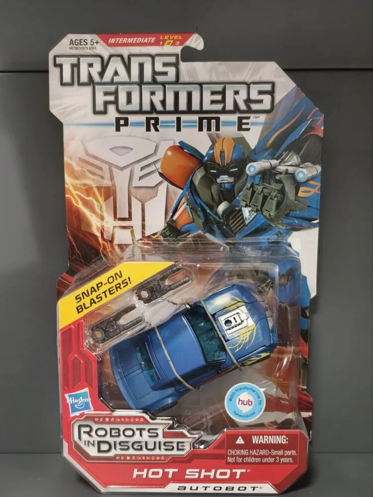 Трансформеры Игрушка Hasbro Transformers : Prime Robots In Disguise Autobot Hot Shot