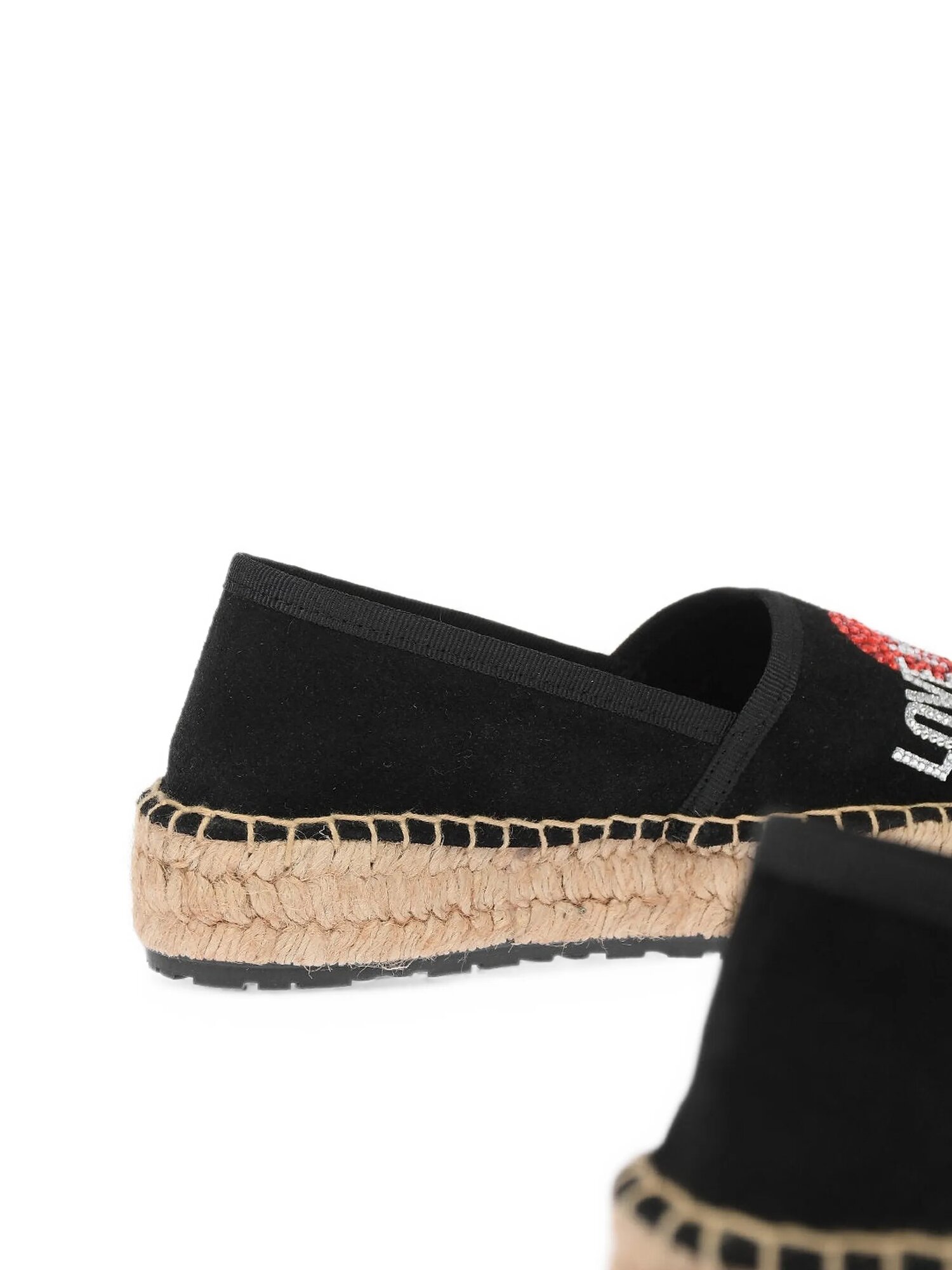 Эспадрильи MOSCHINO Rhinestone-logo platform espadrilles, размер 35,5 — фото 1