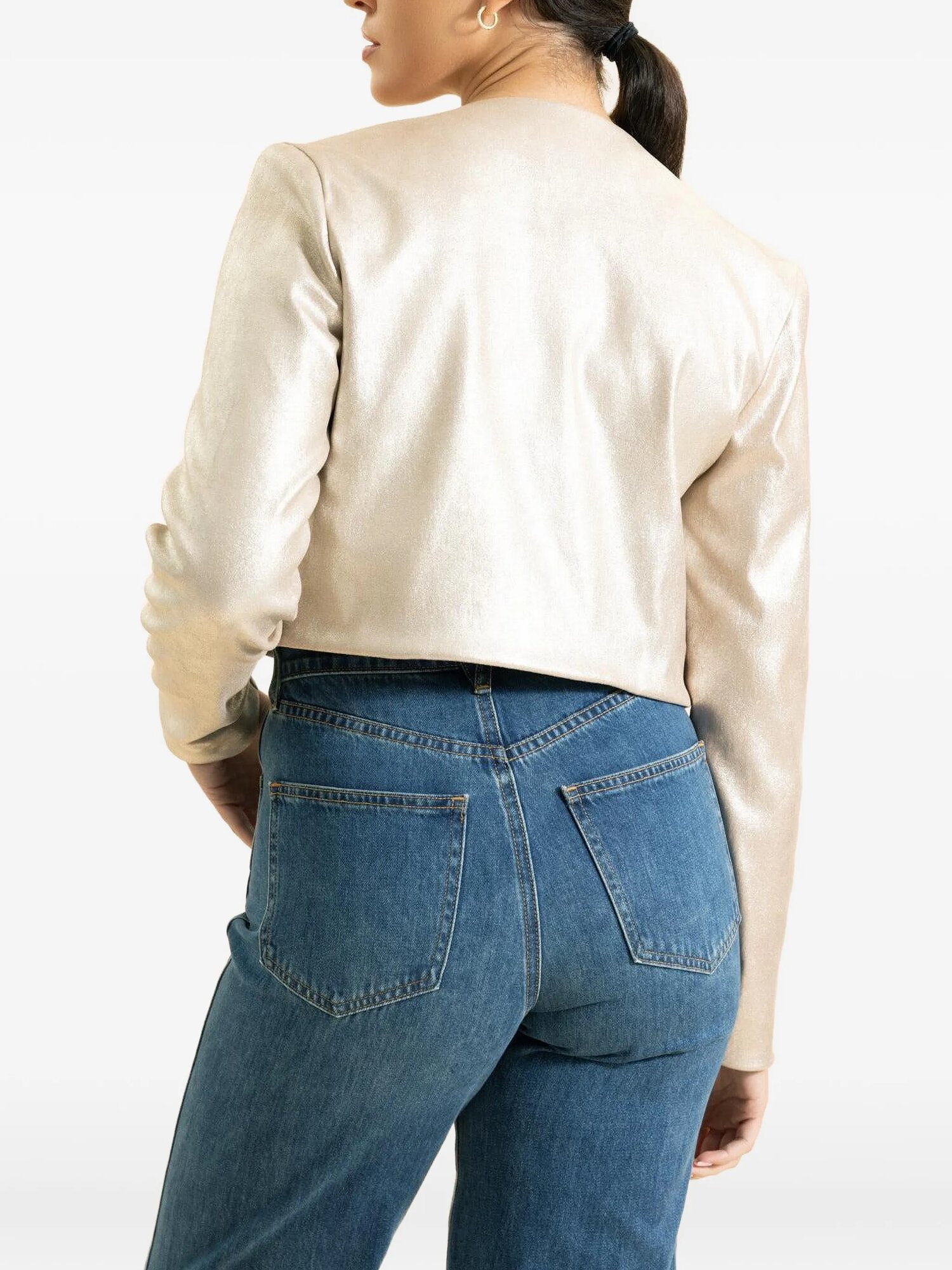 Куртка SUSAN BENDER Leather jacket, размер 2 — фото 1