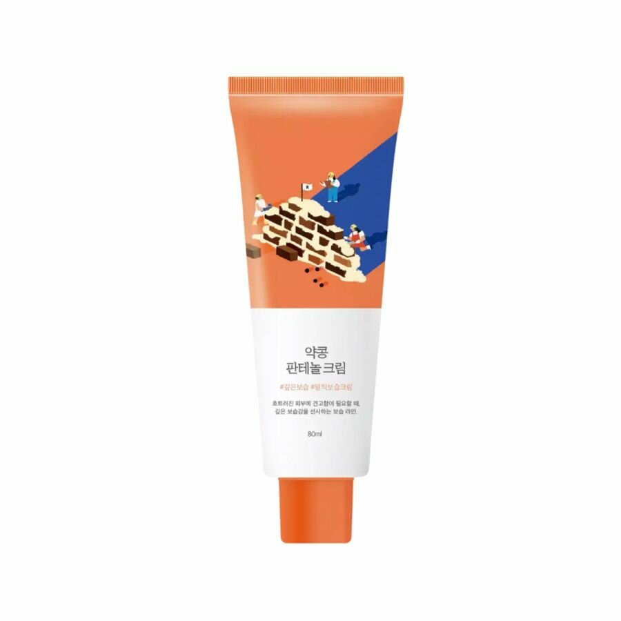 ROUND LAB SOYBEAN PANTHENOL CREAM Барьерный крем для лица с экстрактом чёрной сои и пантенолом 80мл