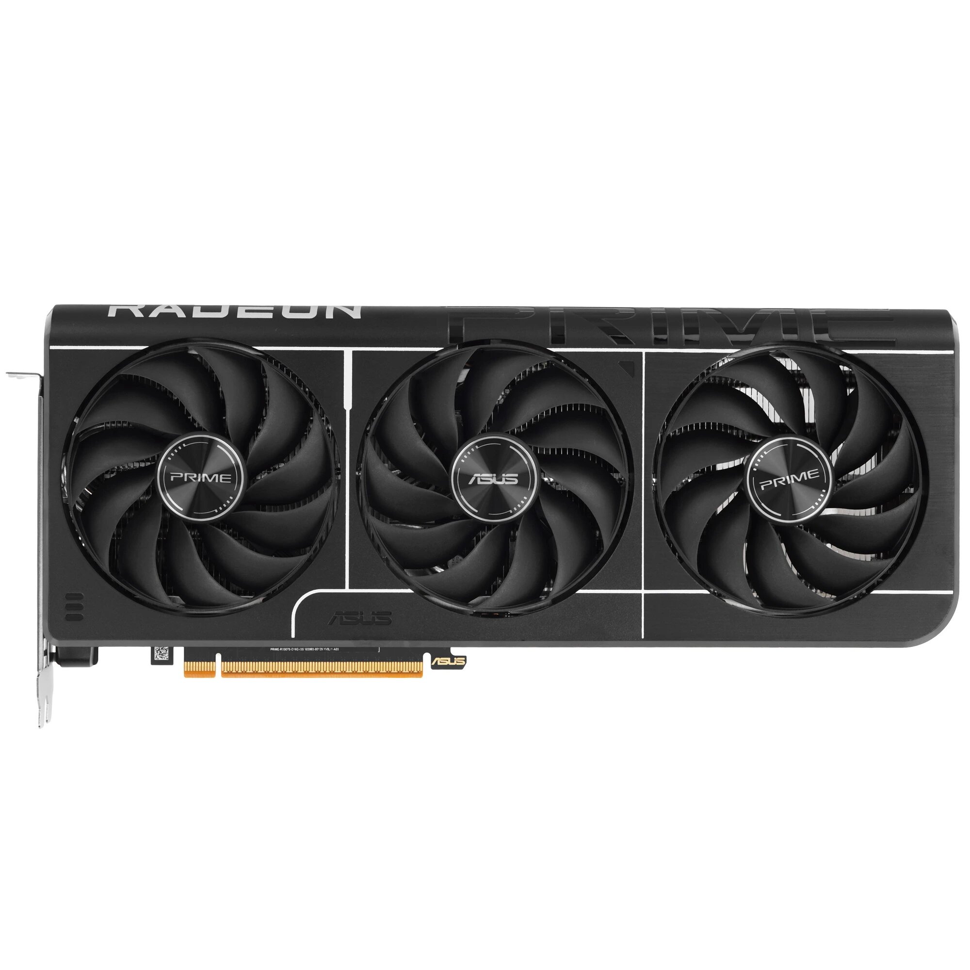 Видеокарта ASUS Radeon RX 9070 PRIME PRIME-RX9070-O16G, 16 ГБ, GDDR6, частота 20 000 МГц, шина 256 бит, черный