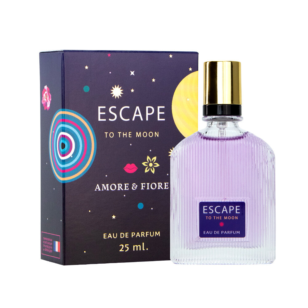 Delta parfum (Iren Adler). Туалетная вода женская Amore&Fiore Escape To The Moon, 25мл.