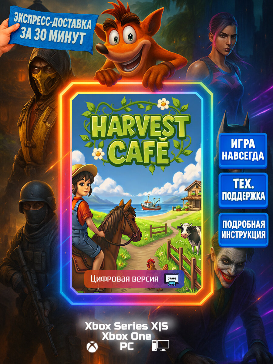 Harvest Cafe Series X|S, One, PC Цифровая версия игры | Доставка на почту